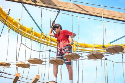 Natural Bridge Caverns - Twisted Trails Adventure Course - Texas